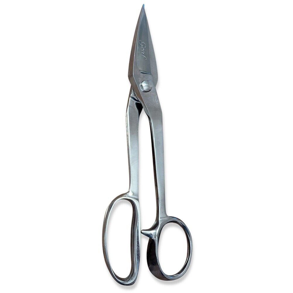 Graf 12" Heavy Duty Pattern Making Snips Cutting Shears Scissors Polis ...